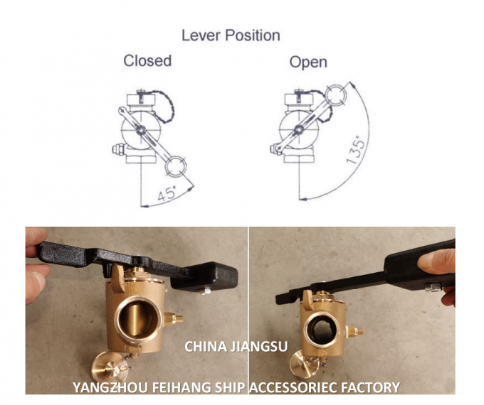 High Quality Marine Self-Closing Cock With Foot Pedal For Sounding Pipe ...