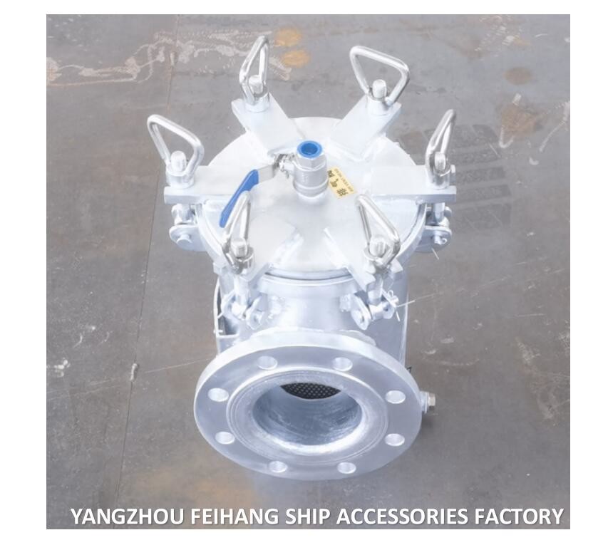 FH-A125 CBM1061 Marine Sea Water Strainer OT-DIP Galvanized Surface ...