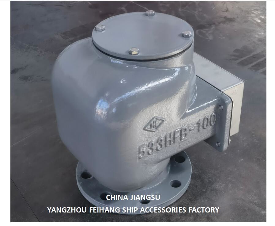 Bilge Water Tank Air Pipe Head No.533hfb-100a Cast Iron Body With ...