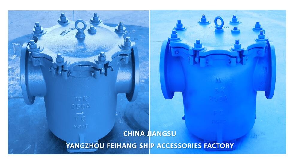 IMPA 872011 Straight Through Cast Iron Marine Can Water Filter with 4 ...