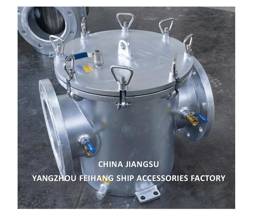 Szie-8"-Dn200 Cement Compressor Sea Water Strainer Carbon Steel Body ...