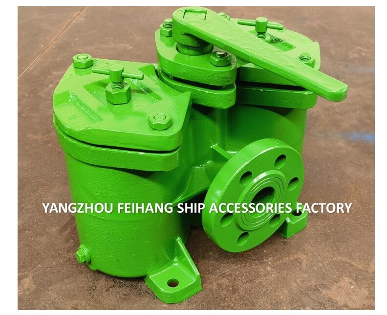 Duplex Low-Pressure Crude Oil Filter Flanged Cast Iron Low Pressure ...