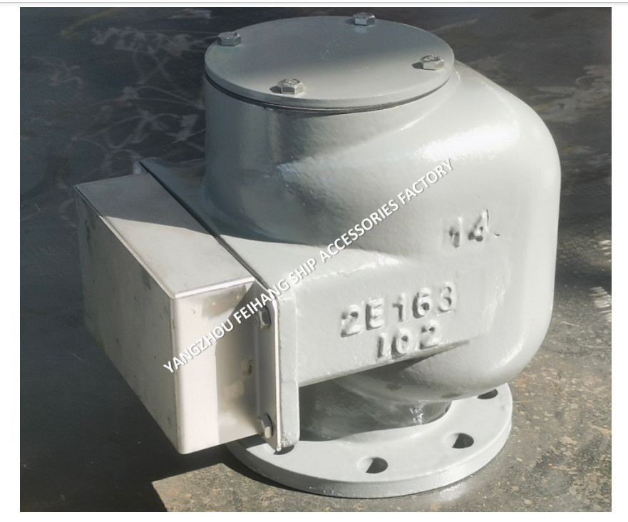 BALLAST TANK AIR VENT HEAD SIZE-533HFB-DN100 BODY CAST IRON FLOATER ...