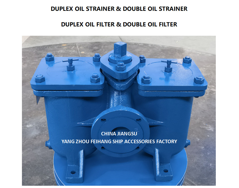 MESH 100 DN65 MATERIAL DUPLEX FUEL FILTER CAST IRON CLASS