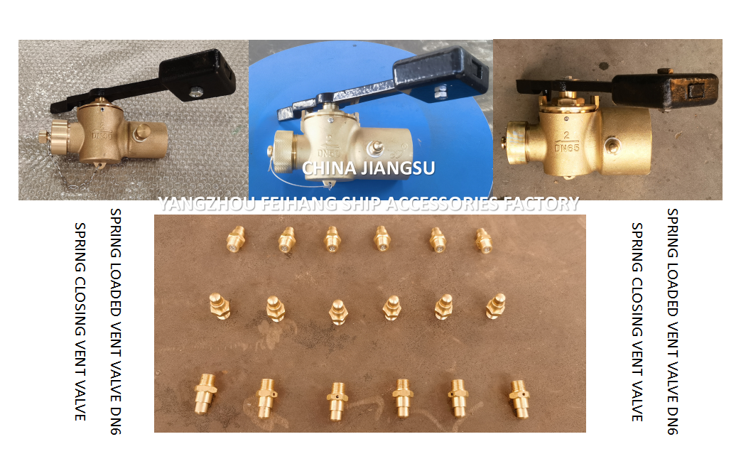 Brass DN6 Spring Loaded Vent Valve with Threaded Ends
