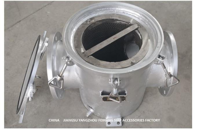 Straight Through Carbon Steel Galvanized Seawater Filter For Auxiliary ...